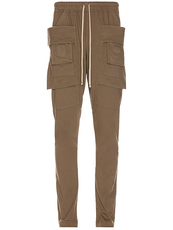 DRKSHDW by Rick Owens Creatch Drawstring Cargo in Dust | FWRD DRKSHDW by Rick Owens Creatch Drawstring Cargo in Dust | FWRD