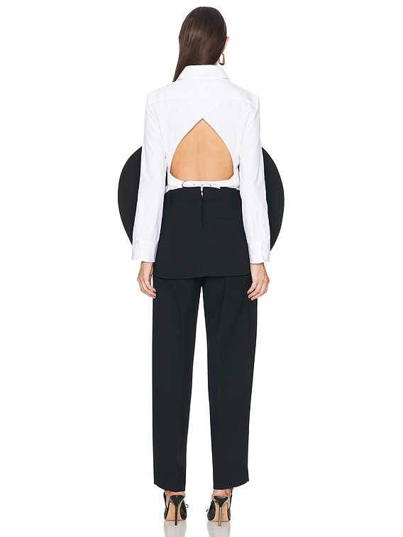 JACQUEMUS Le Pantalon Rond in Black | FWRD JACQUEMUS Le Pantalon Rond in Black | FWRD