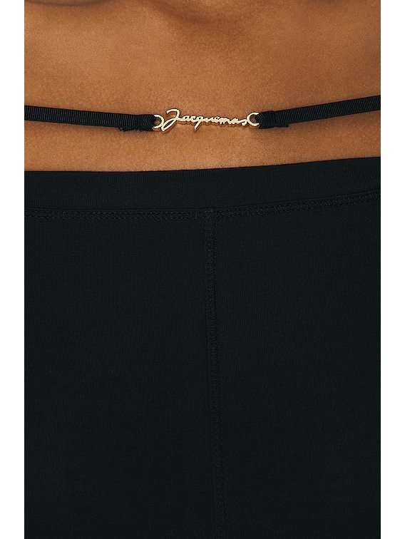 JACQUEMUS Le T-shirt Sierra Top in Black | FWRD JACQUEMUS Le T-shirt Sierra Top in Black | FWRD