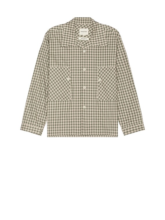 Nicholas Daley Classic Two Pocket Shirt in Green | FWRD Nicholas Daley Classic Two Pocket Shirt in Green | FWRD