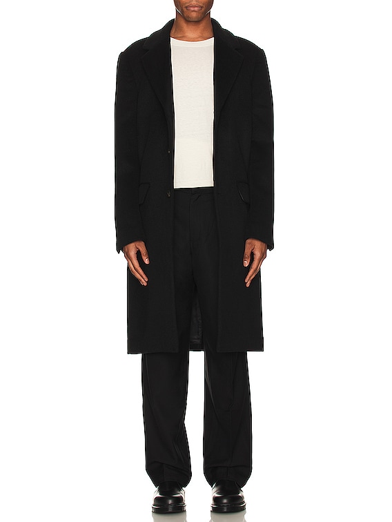 SATURDAYS NYC Morgan Topcoat in Black | FWRD SATURDAYS NYC Morgan Topcoat in Black | FWRD