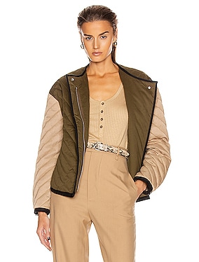 FRAME Shoulderless Blazer in Noir | FWRD