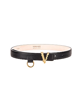 VERSACE Oversized Belt in Red | FWRD