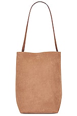 The Row Medium North South Park Tote Bag in Tundra | FWRD The Row Medium North South Park Tote Bag in Tundra | FWRD