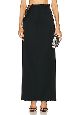 Eterne Emma Skirt in Black | FWRD Eterne Emma Skirt in Black | FWRD