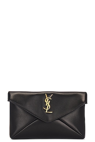 Saint Laurent CALYPSO WALLET ウォレット - Rouge Merlot | FWRD Saint Laurent CALYPSO WALLET ウォレット - Rouge Merlot | FWRD